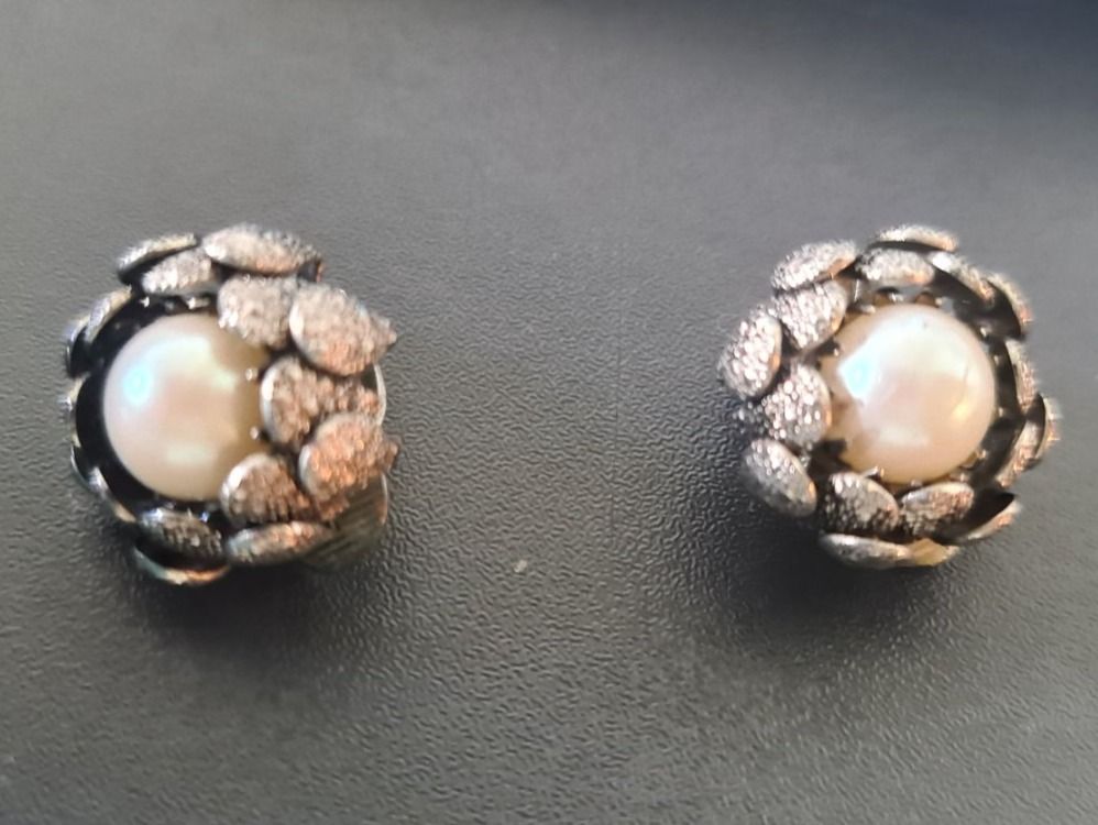 70er Tiffany Blumen Clipse aus Neusilber Farbe Silber (Gebraucht) in ...