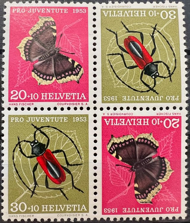 1953 Pro Juventute 1953 Kehrdruck Z41/II ** SBK 60.- (Gebraucht) in St. Gallen für CHF 7.5 – mit ...