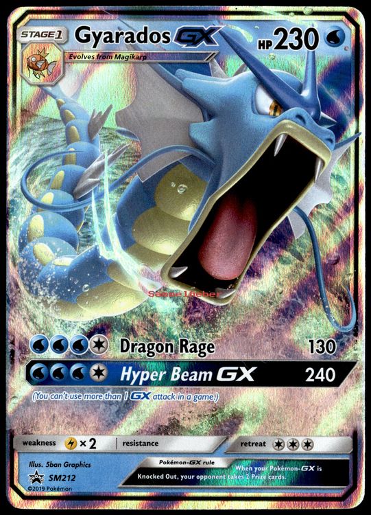 Pokémon Garados GX / Gyarados GX SM 212 / EN / NM (Gebraucht) in Bern für CHF 2.2 – mit ...