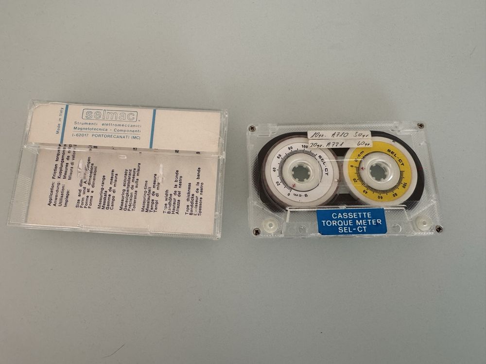 Cassette Torque Meter Test Tape sel-ct (Gebraucht) in Zunzgen für CHF ...