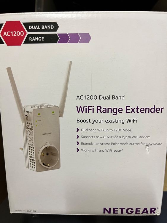 Netgear AC1200 - WLAN Range Extender | Kaufen auf Ricardo