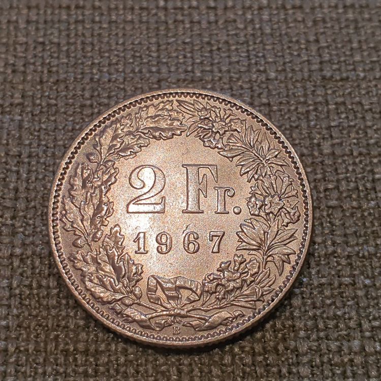 G319 - "Silbermünze" 2.- Franken 1967 | Kaufen auf Ricardo