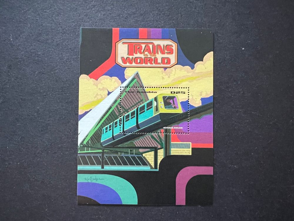 Gambia Trains of World Monorail ** Luxus (C614) | Kaufen auf Ricardo