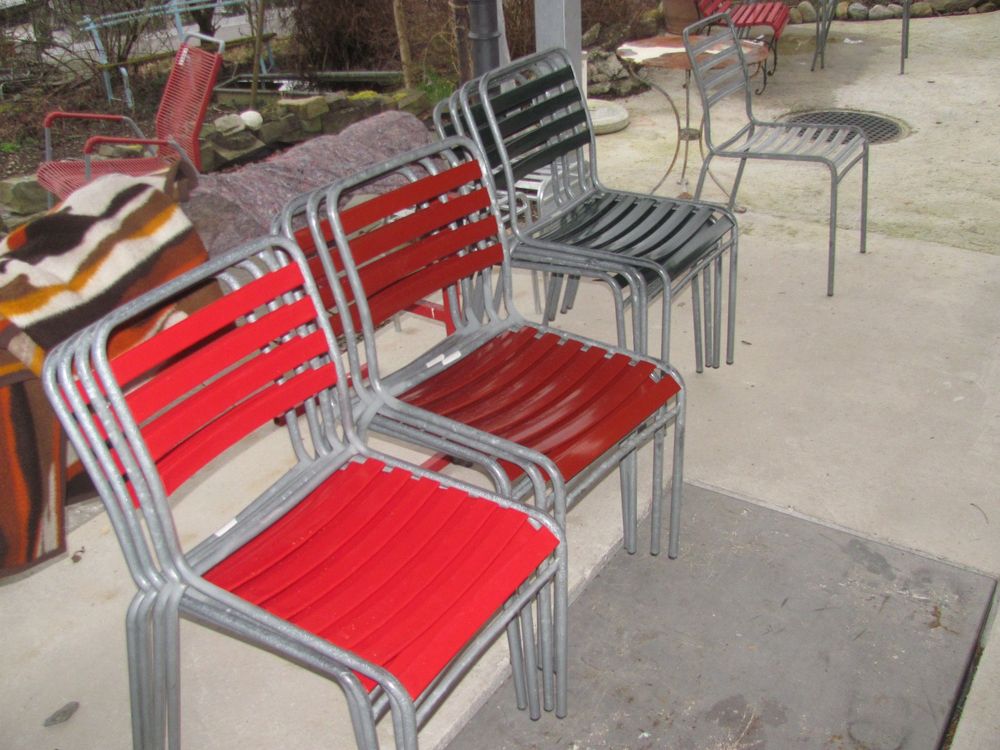 SCHAFFNER St.Moritz Gartenstuhl - NEUE LÄTTLI - bis zu 30 St (Gebraucht ...