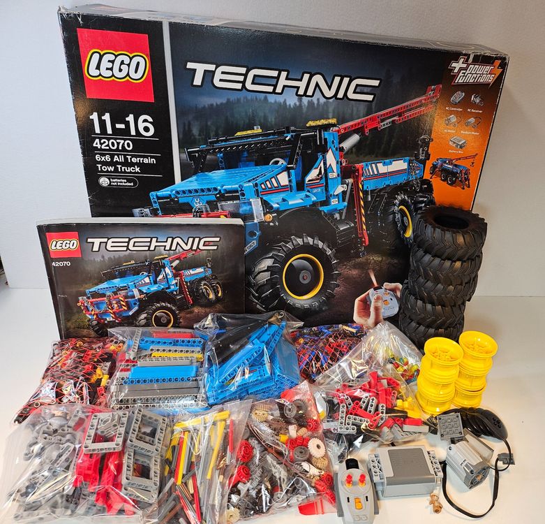 LEGO Technic 6x6 Abschleppwagen 42070 Jahr 2017 komplett (Gebraucht) in ...