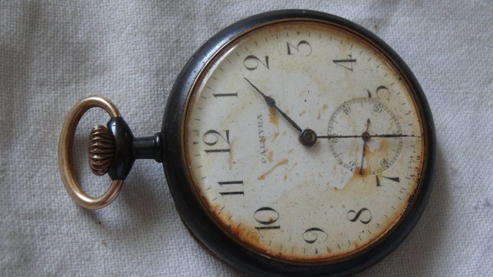 PALMYRA ANTIK TASCHEN HEREN CHRONO UHR.HANDAUFZEUG .NOWORK | Kaufen auf ...