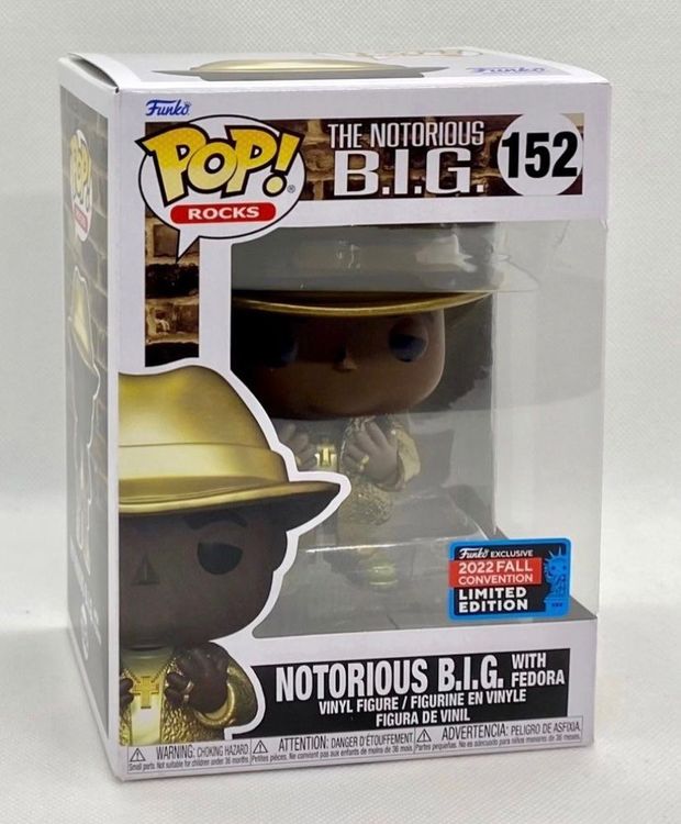 Funko Pop! Notorious B.I.G. W. Fedora #152, NYCC Exclusive | Kaufen auf Ricardo