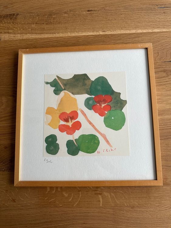 Ferdinand Gehr Grafik signiert Blumen (Gebraucht) in Ebikon für CHF 35 ...