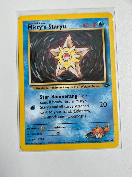 Pokemon Gym set Mistys Staryu 92/132 (Gebraucht) in Triesen für CHF 3 ...