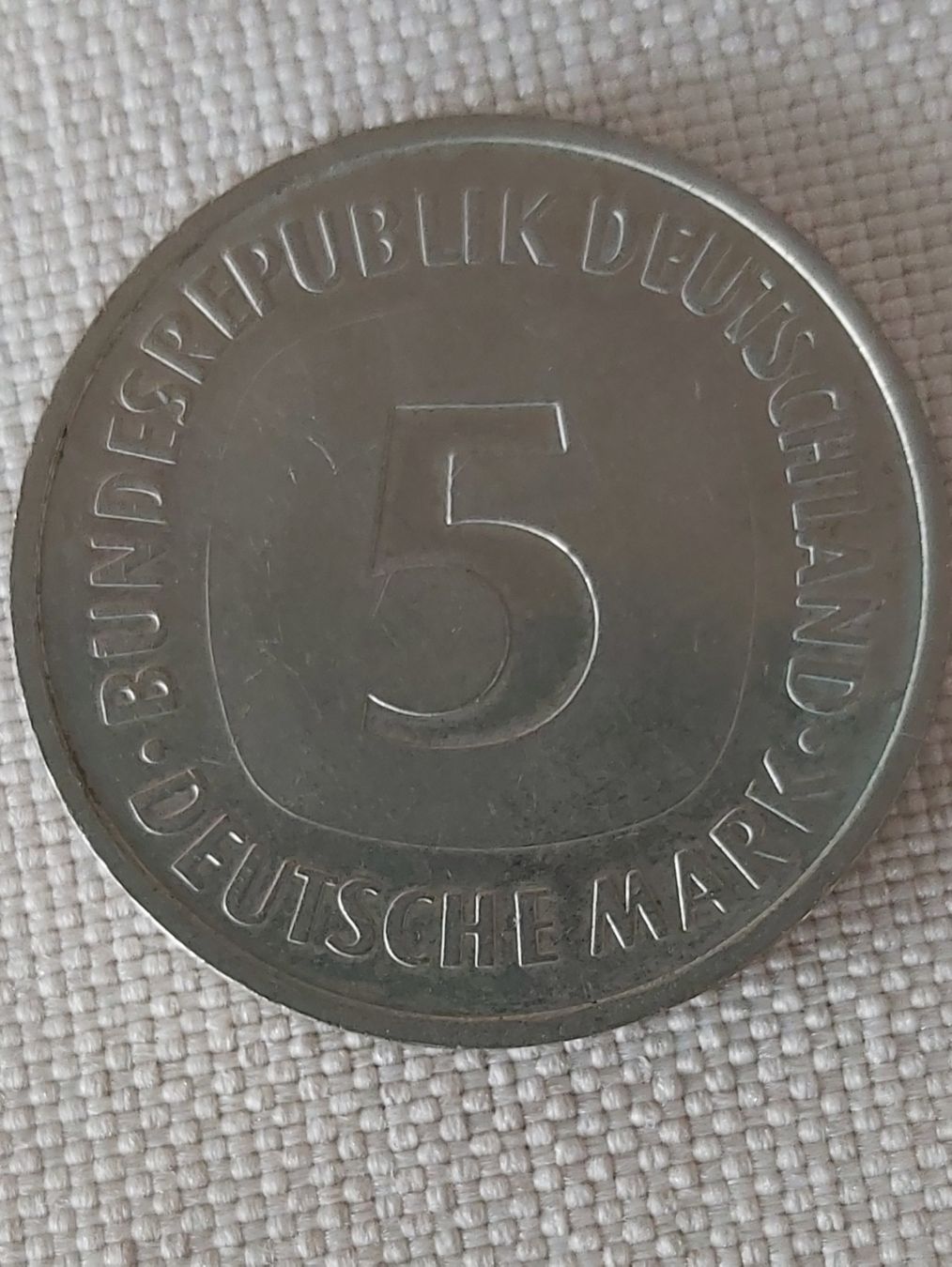 Deutsche 5 Mark Muenze von 1990, Top Zustand! Selten (Gebraucht) in ...