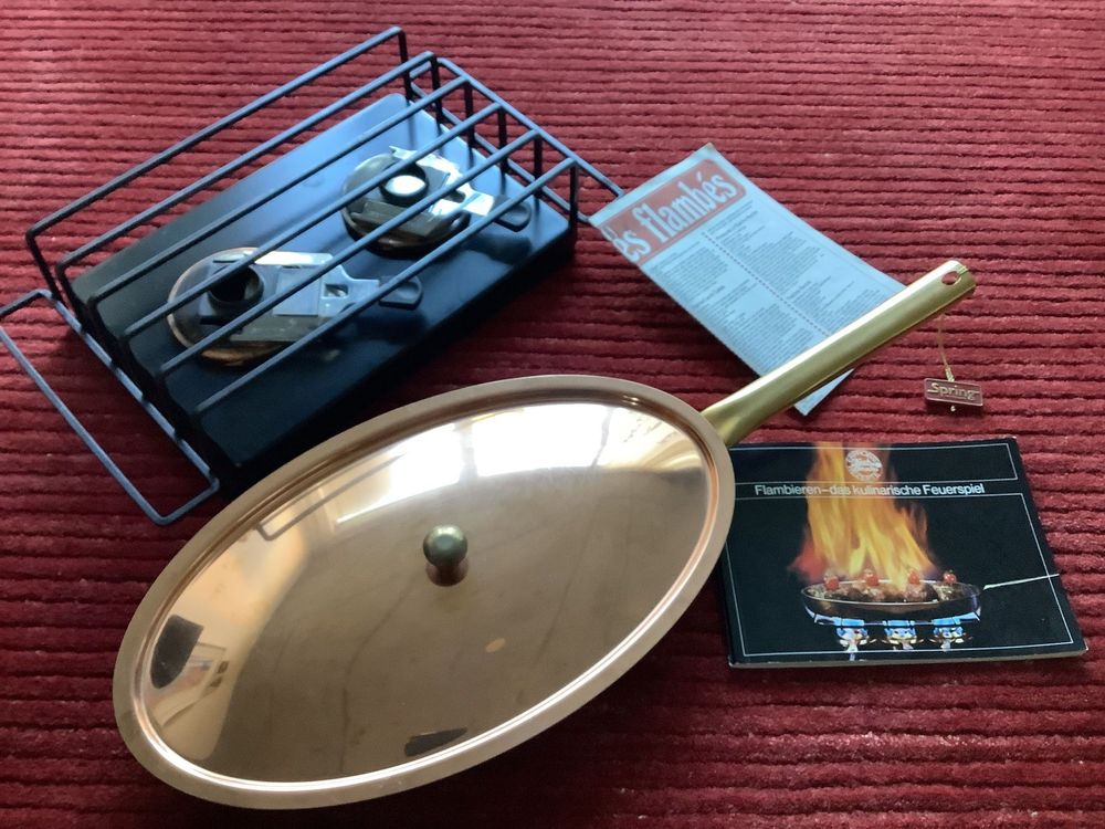 Spring Flambierpfanne mit Rechaud (D'occasion) à Zürich pour CHF 21 ...