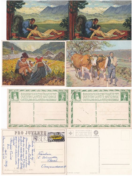14 Stk. Alte CH Postkarten, Ansichtskarten (Gebraucht) in Münchwilen AG ...