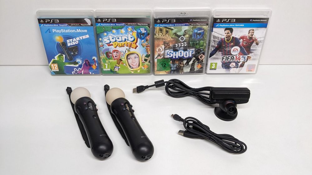 PlayStation 3 Move Set + 3 Games | Kaufen auf Ricardo