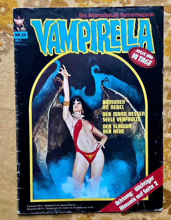 Vampirella Heft Nr 15 von 1974 | Kaufen auf Ricardo