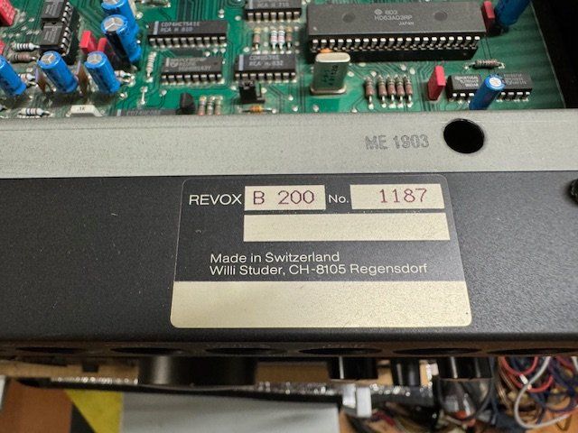 Revox B 200 Controller (Gebraucht) in Suhr für CHF 154 – mit Lieferung ...
