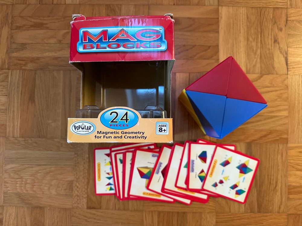 Mag Blocks Magnetische Geometrie, 24 Teile, ab 8 Jahren (Gebraucht) in ...