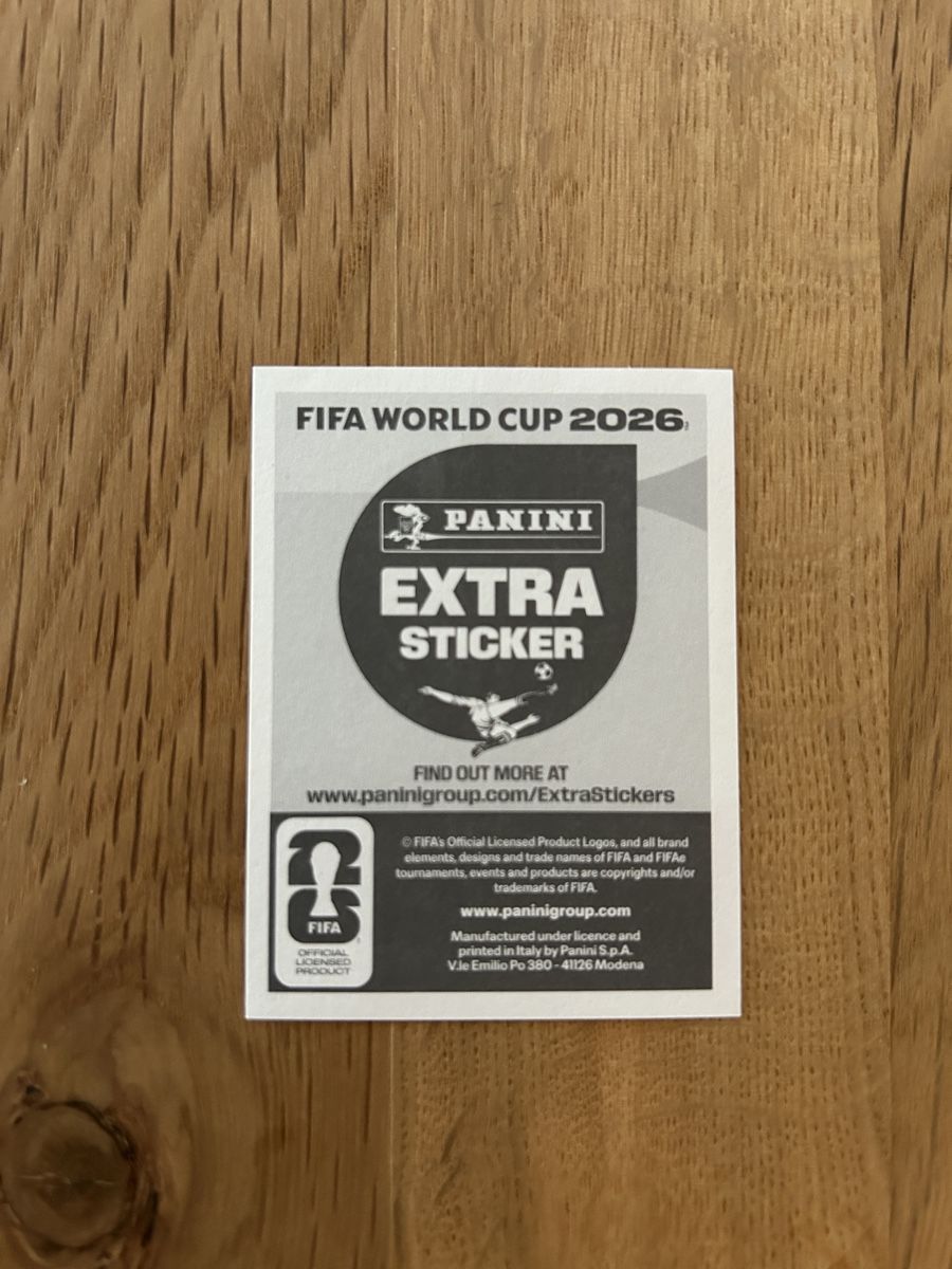Panini WM 2026 Extra Sticker Florian Wirtz (Neu und originalverpackt ...