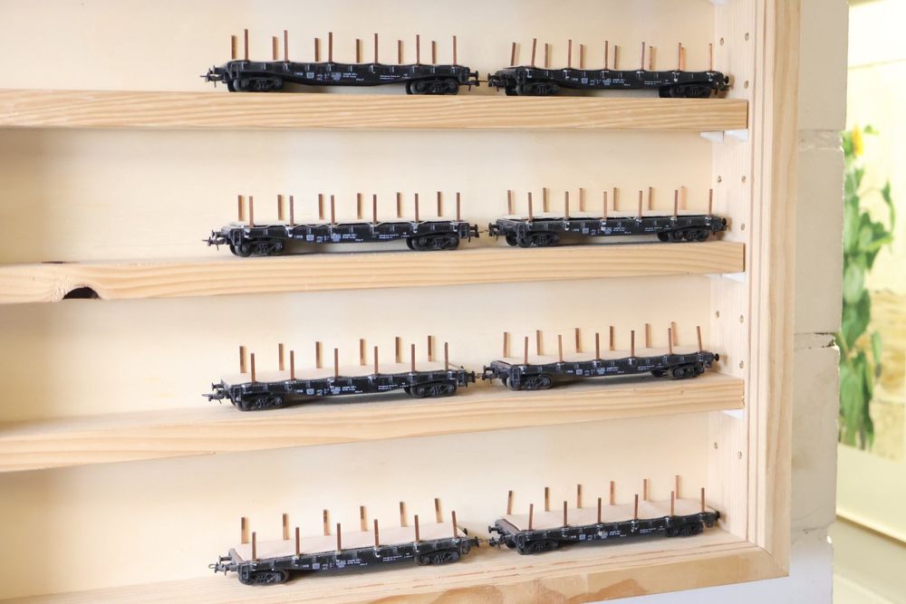 Roco 8 x Tiefladewagen 4-Achser - Set H0 | Acheter sur Ricardo