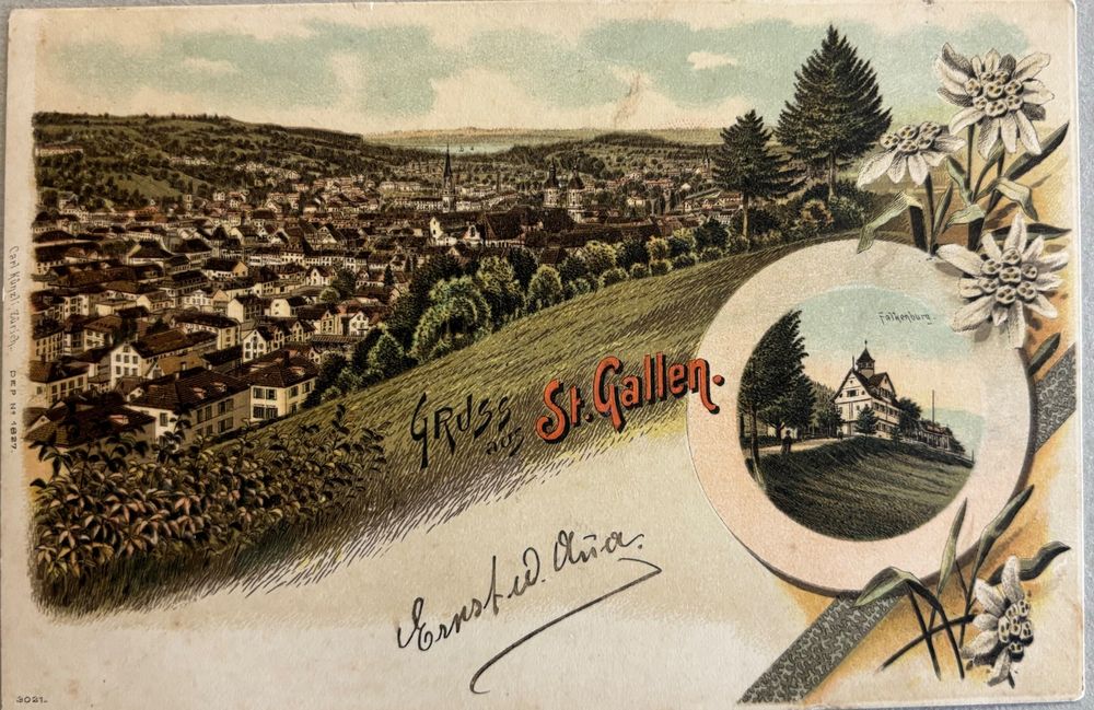 Gruss aus St. Gallen, Litho (Gebraucht) in Frauenfeld für CHF 7.8 – mit Lieferung auf Ricardo kaufen