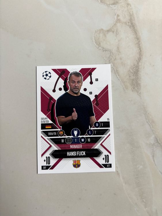 Flick Match Attax Extra 2024/25 Manager | Kaufen auf Ricardo