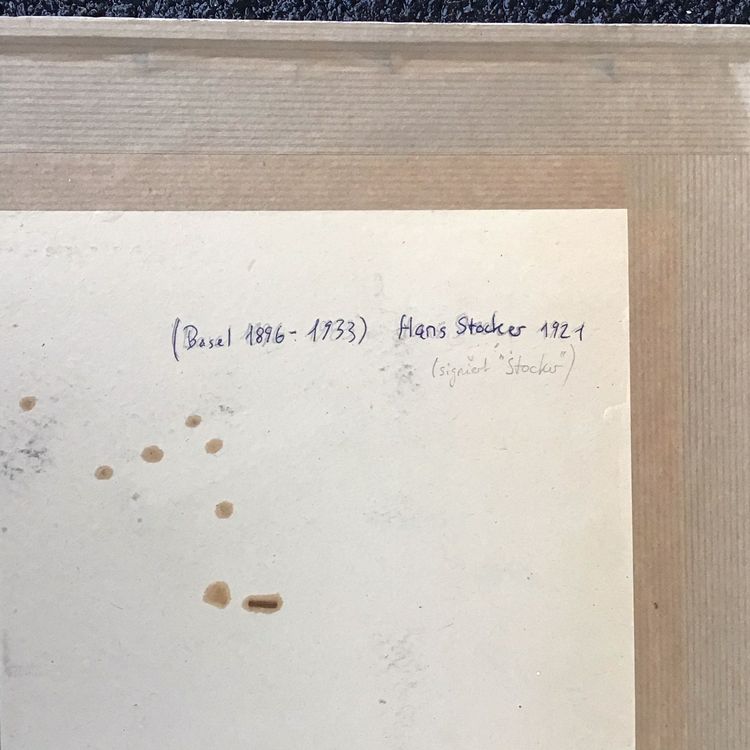 Hans STOCKER (1896-1983) Orig. Aquarell (Gebraucht) in Hochdorf für CHF ...