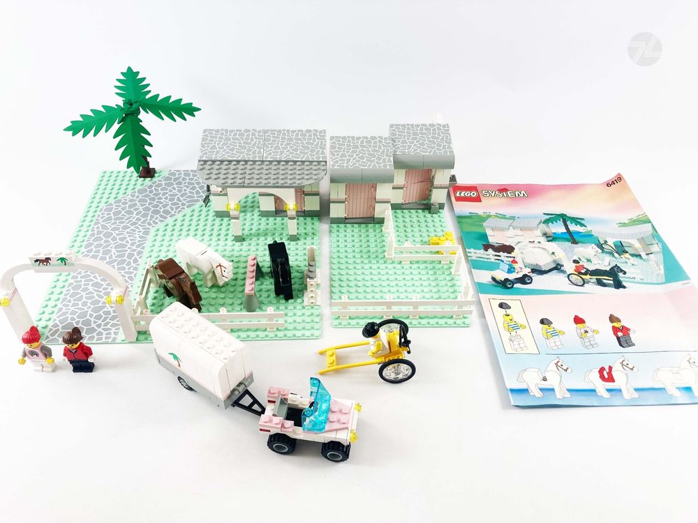 LEGO Paradisa System 6419 Reiterhof Vintage + Anleitung (Gebraucht) in ...