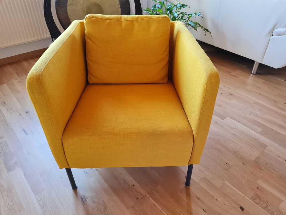 Ikea Sessel EKERÖ, gelb (Gebraucht) in Däniken SO für CHF 39 – nur Abholung auf Ricardo kaufen