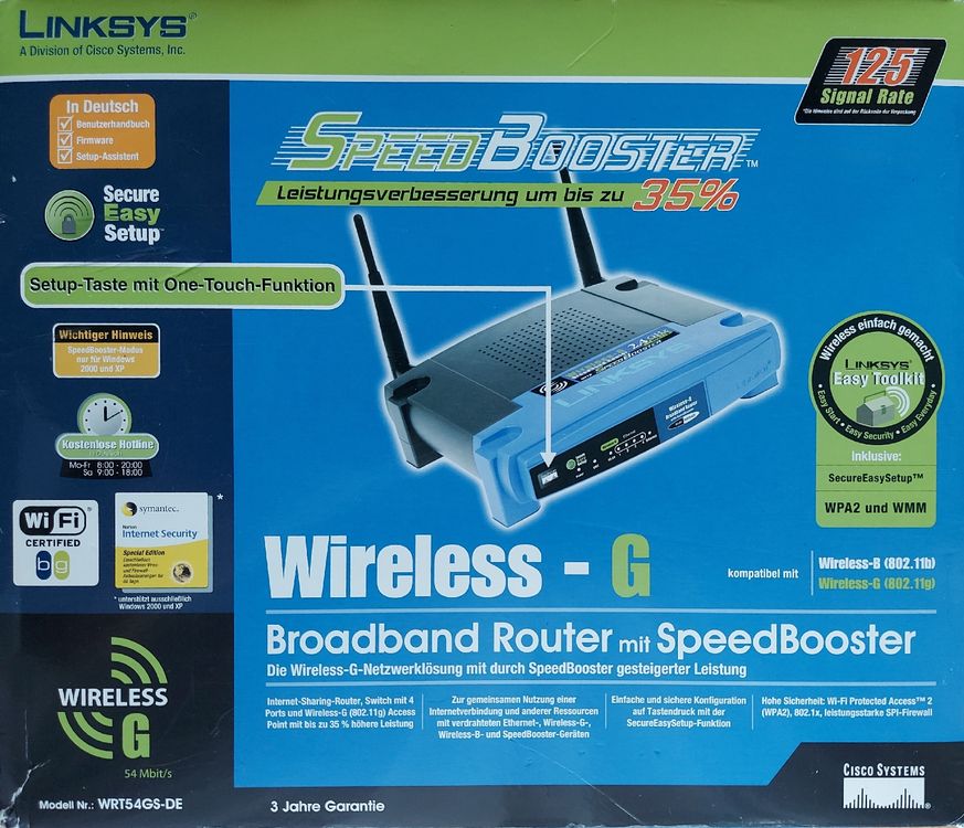 Linksys WRT54GS Router WRT 54 GS (Gebraucht) in Aarau für CHF 10 – mit ...