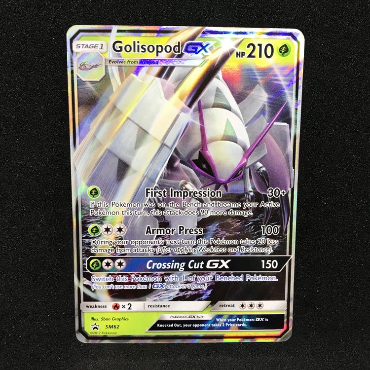 Golisopod GX - Carte Pokemon Karte SM62 (Sarmuraï/Tectass) (Neu (gemäss ...