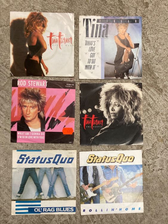 Tina Turner - Status Quo -Single's (Gebraucht) in zürich für CHF 3 – mit Lieferung auf Ricardo ...