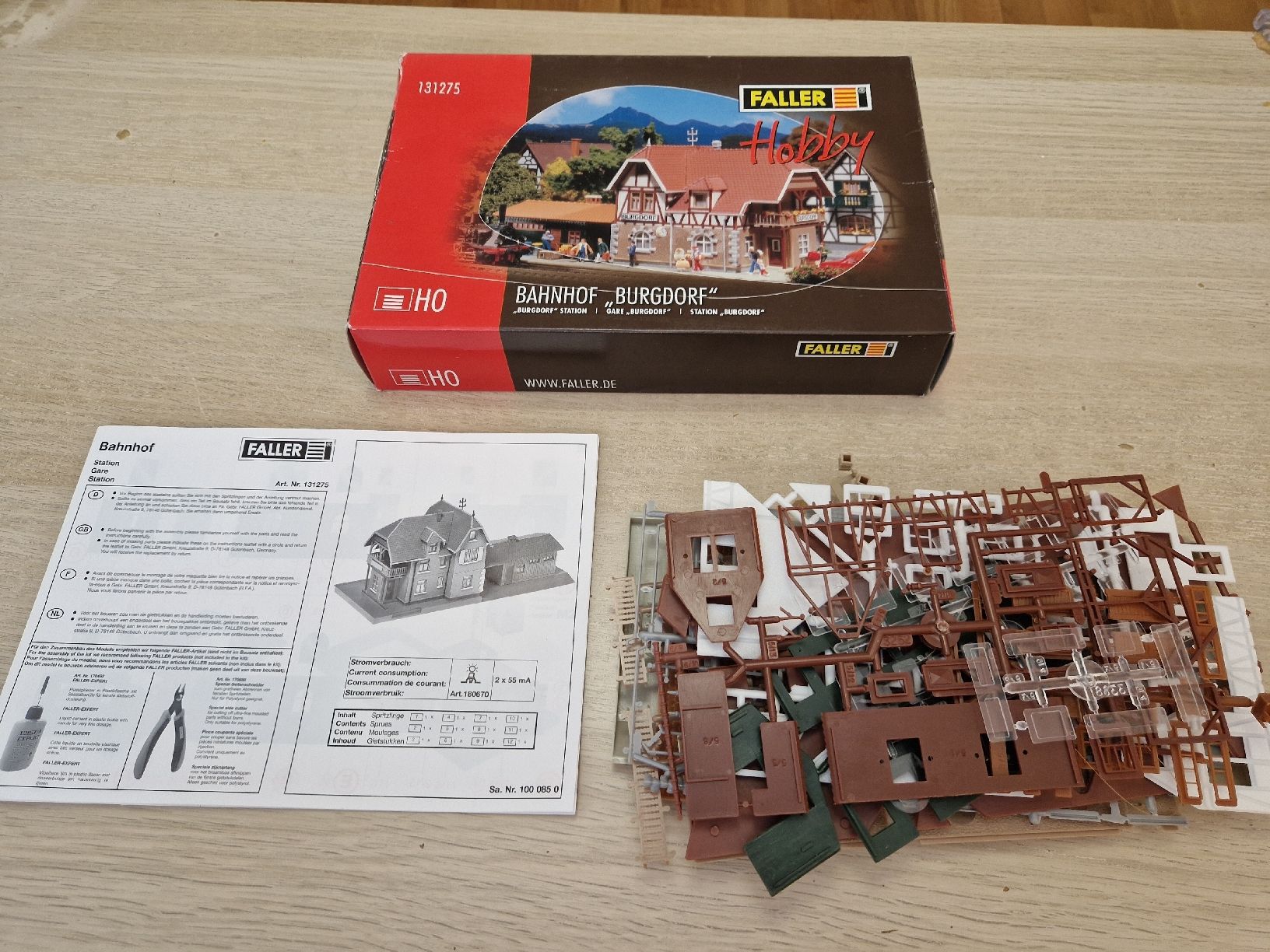 Faller 131275 Bahnhof Burgdorf H0 OVP NEU (Neuf avec emballage d ...