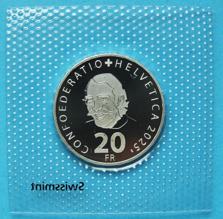 20 Fr 2025 Jean Tinguely, Normalprägung in Blister ! (Neu und originalverpackt) in Liesberg-Dorf ...