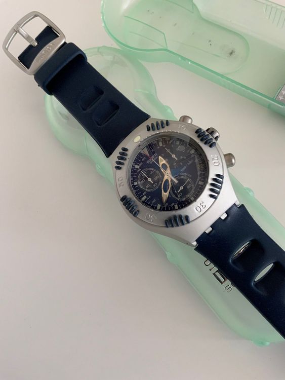 Swatch Irony Scuba Chrono SEA COUNTER ★ ungetragen VINTAGE (Neu und originalverpackt) in ...