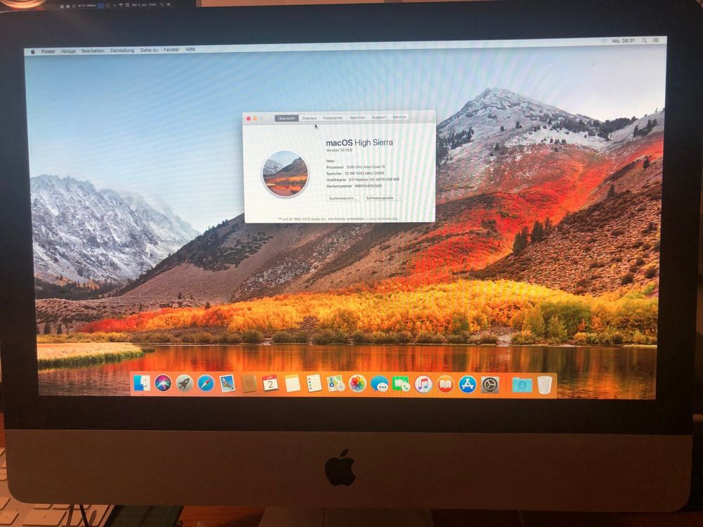 iMAC, 21.5", MID 2010, 12 GB RAM, 500 GB HD - LÄUFT TADELLOS (Gebraucht ...