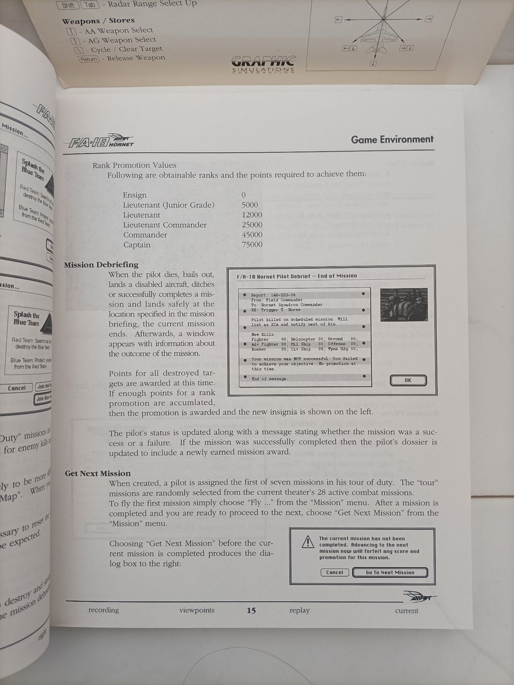 F/A-18 Hornet Pilot Flight Manual Graphic Sim. PC Game (uk) (D'occasion ...