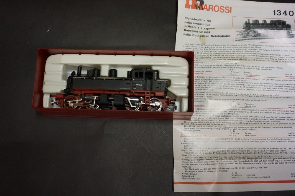 Rivarossi H0 DC analog 1340 der DR BR 98 | Kaufen auf Ricardo