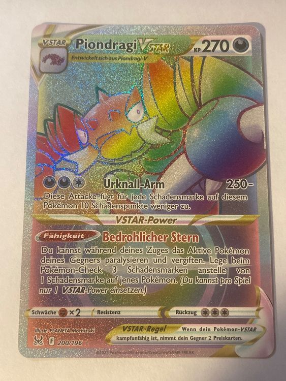 Pokemonkarte Piondragi Vstar Rainbow (Neu (gemäss Beschreibung)) in Neuhausen für CHF 15 – mit ...