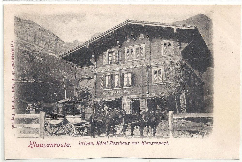 HOTEL POSTHAUS URIGEN UM 1908 (Gebraucht) in FEHRALTORF für CHF 21.4 ...