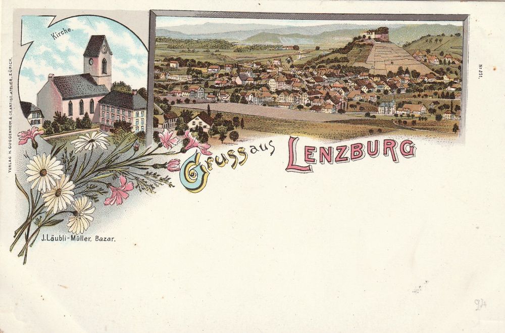 Lenzburg Litho 2-bildrig (Gebraucht) in Rorschacherberg für CHF 20 – mit Lieferung auf Ricardo ...