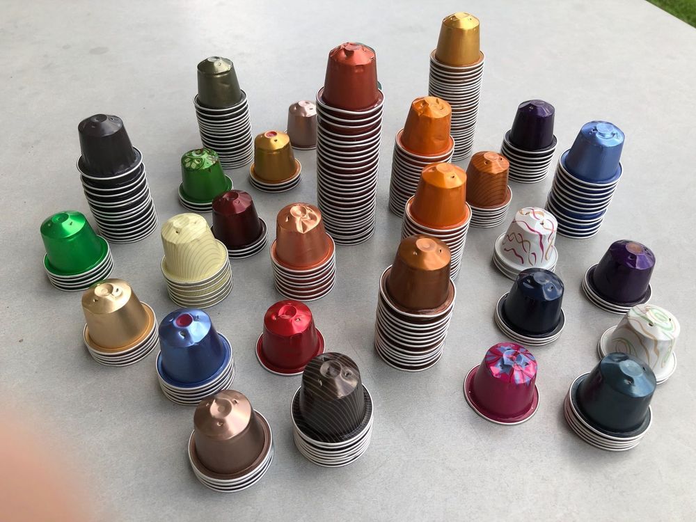 Nespresso Kapseln, leer gereinigt zum basteln (Gebraucht) in Wichtrach für CHF 16 – mit ...