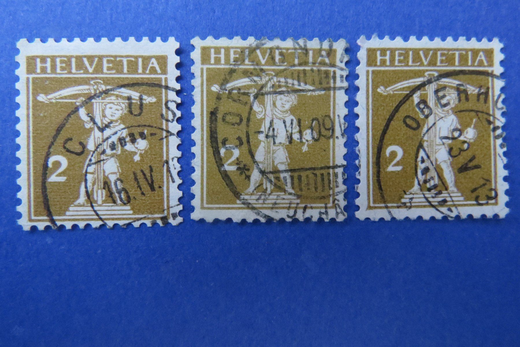 Serie Tellknabe Nr.117-183 (19 Werte) komplett - SBK: 91.- (Gebraucht ...