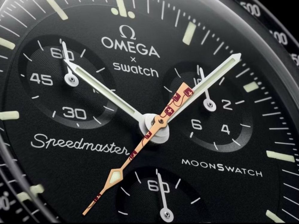 Swatch-Omega Moon 1.august Gold (Neu und originalverpackt) in Riehen ...
