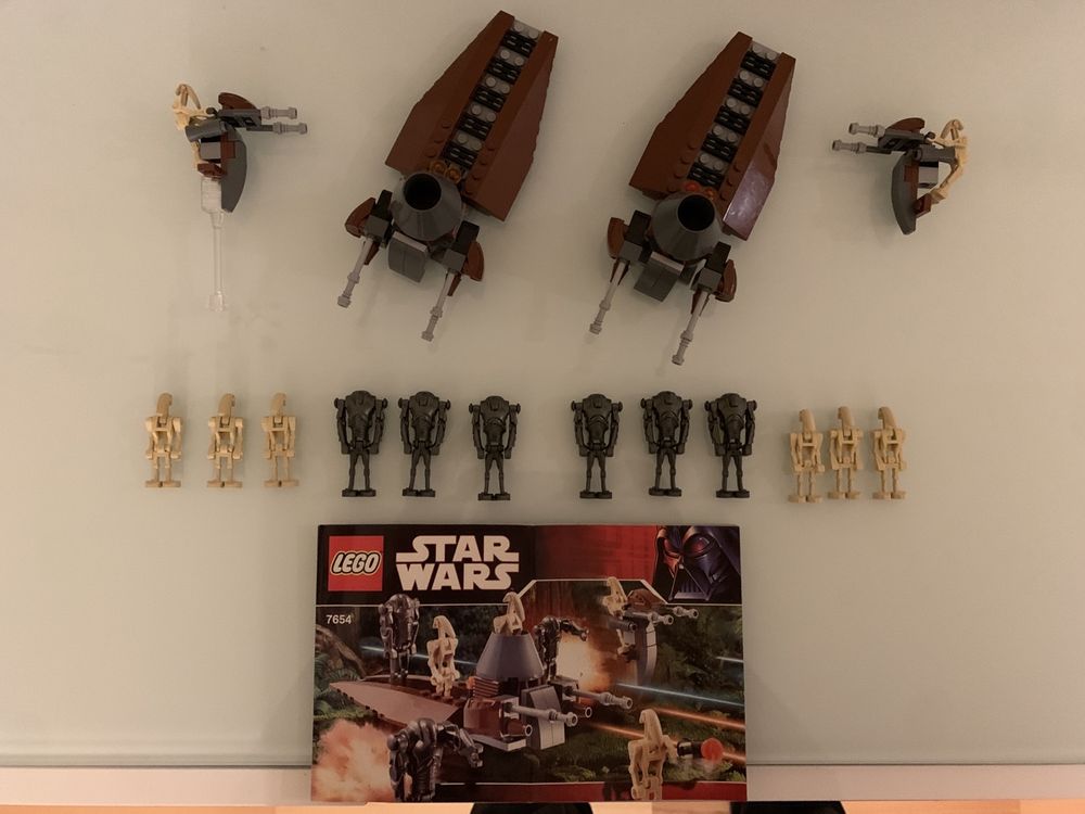 2x Lego Star Wars 7654 Droid Gunship + Figuren | Kaufen auf Ricardo