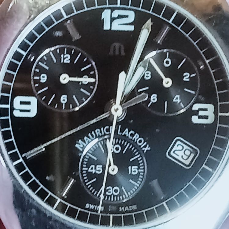 Maurice Lacroix mit Black Dial ( Drücker fehlt) (Defekt) in Klingnau ...