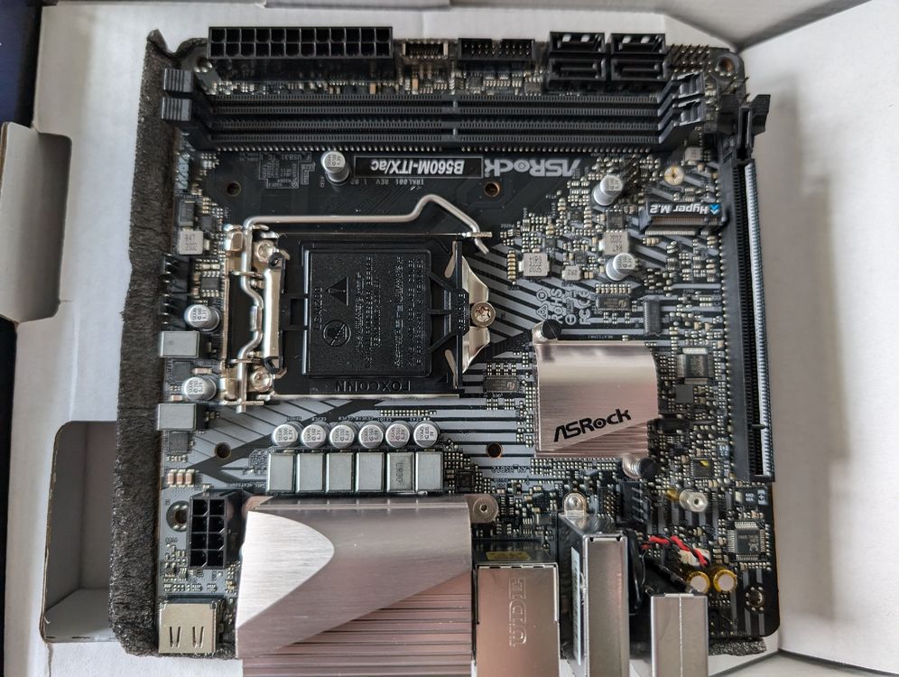 ASRock B560M-ITX/ac Mainboard (Neuwertig) (Neu (gemäss Beschreibung ...