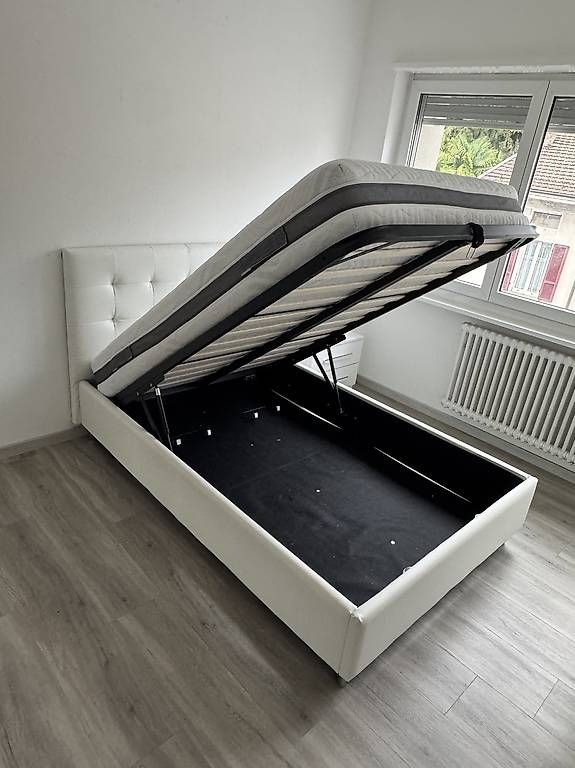 Letto 1 piazza 1/2 con contenitore + materasso memory foam (D'occasion ...