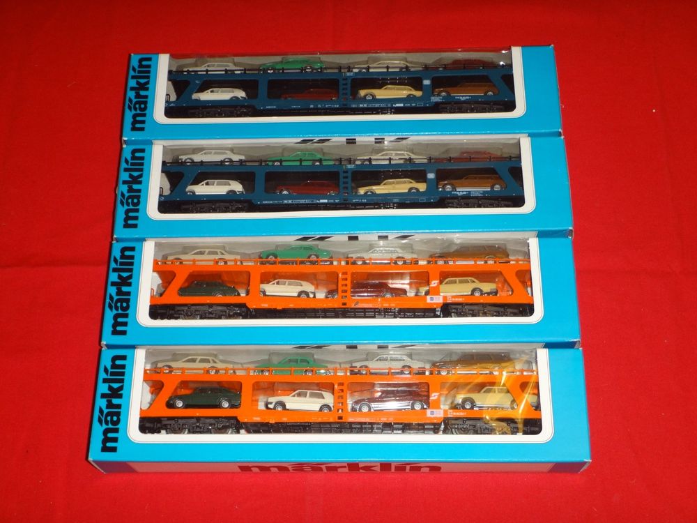 Märklin : 4 Autotransportwagen 4174, 4234 ,HO ,Fabrikneu | Kaufen auf ...