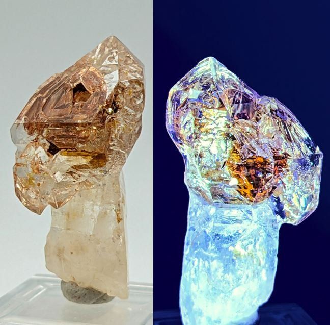 ZEPTER-QUARZ FLUORESZIEREND mit ERDÖL, Super selten (Neu (gemäss Beschreibung)) in Balerna für ...