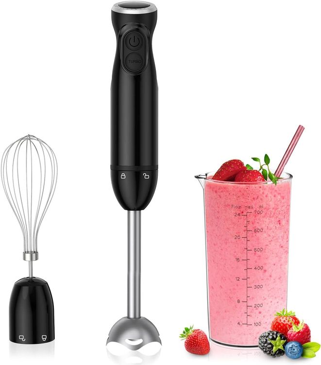 3 in 1 Elektrischer Stabmixer 1000W Pürierstab Edelstahl (Neu und originalverpackt) in Hundwil ...