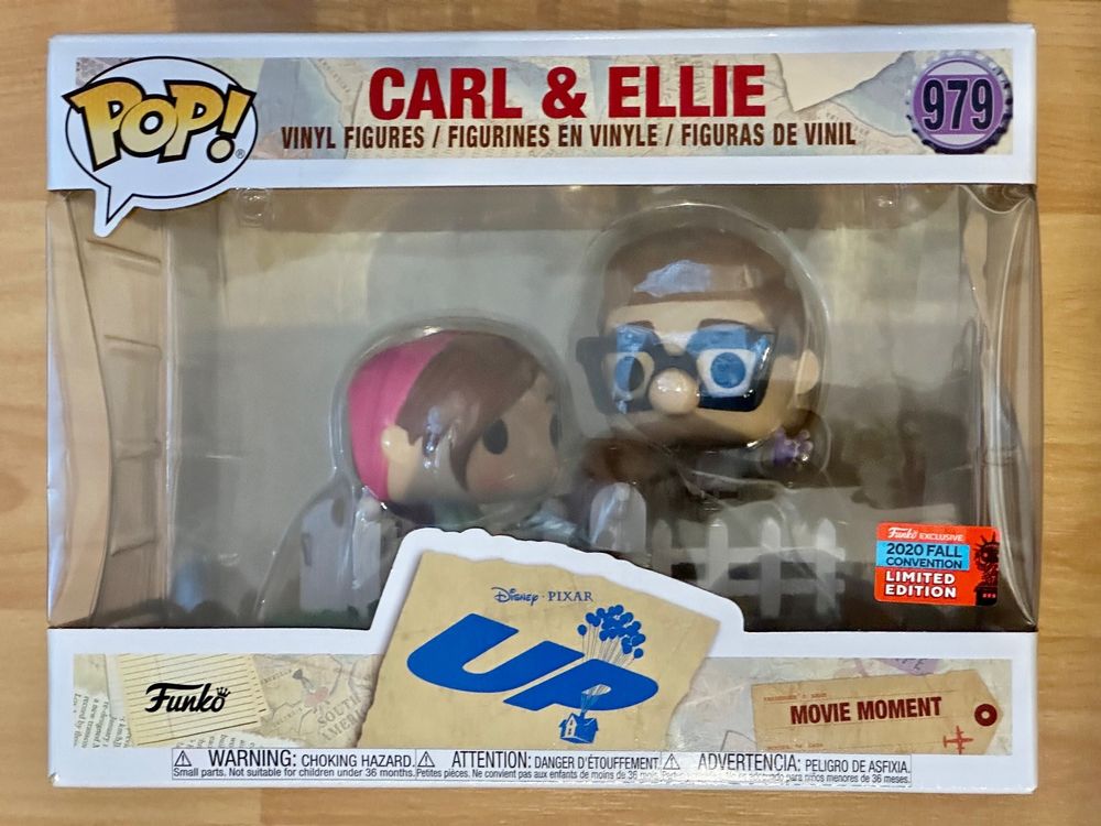 Funko Pop 979 Carl & Ellie, UP, 2020 Fall Convention (Neu und ...